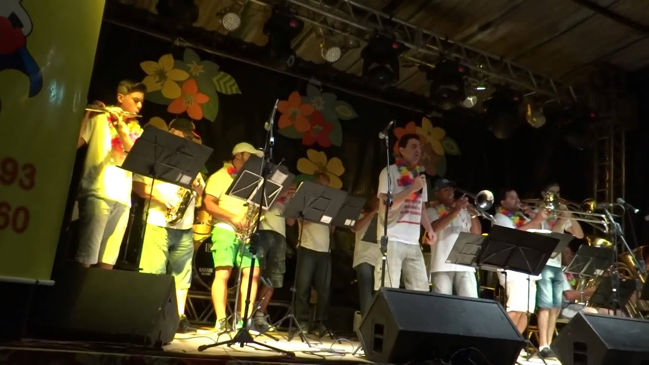 Banda Waldemar Tedeschi tocando marchinhas no Carnaval de Torrinha ...