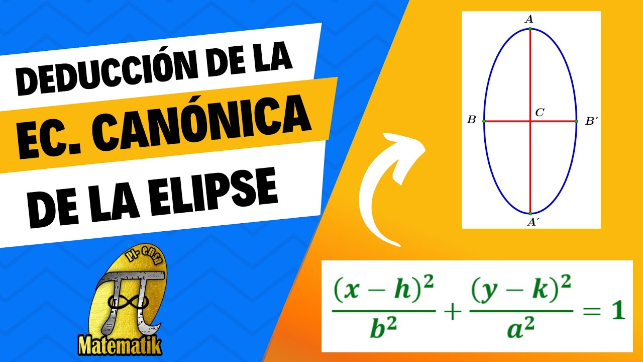 Ecuación canónica de la elipse cuando conocemos su excentricidad y ...