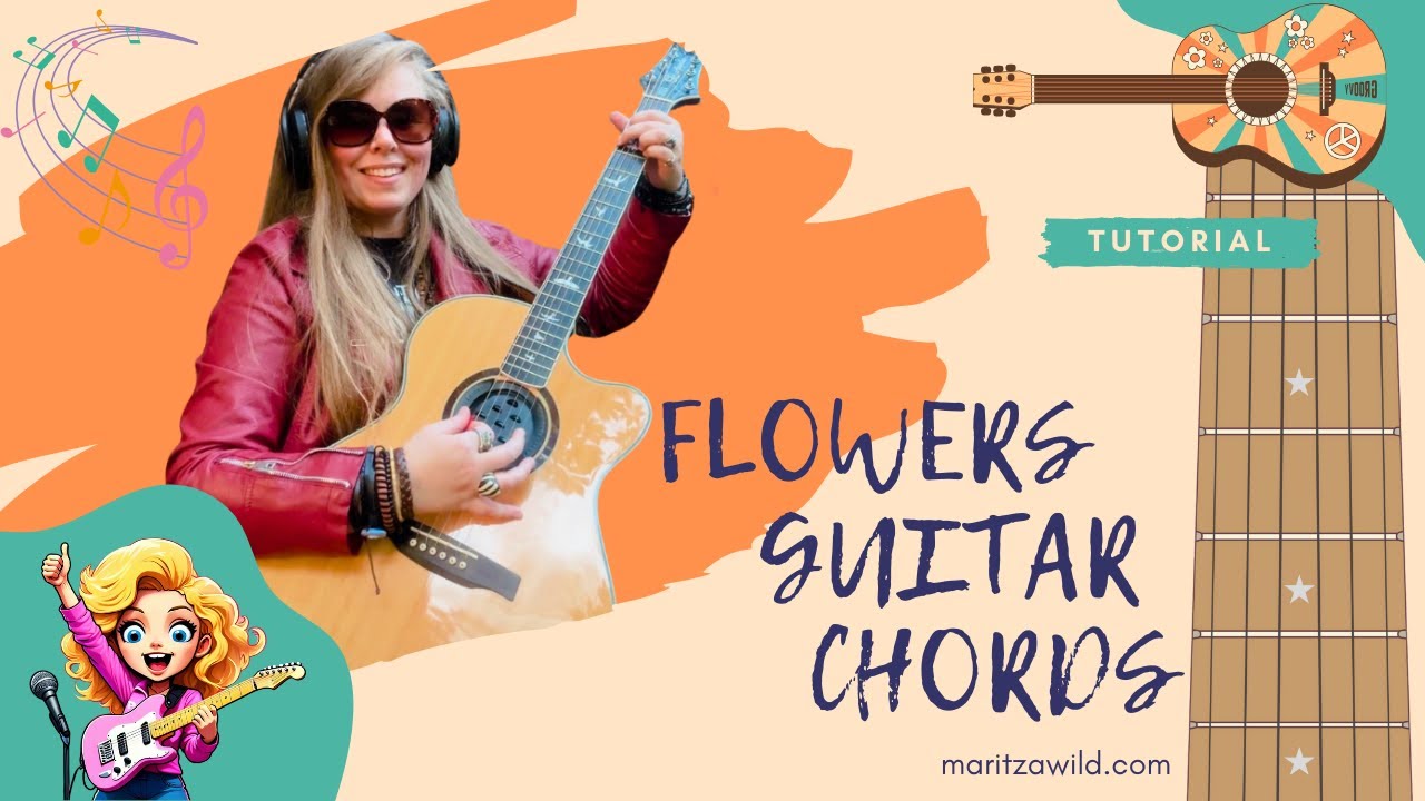 Flowers - Miley Cyrus Guitar Cover with Chords - YouTube