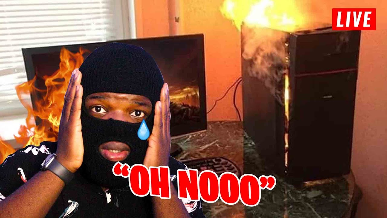 My Gaming Setup almost CAUGHT on fire.. - YouTube