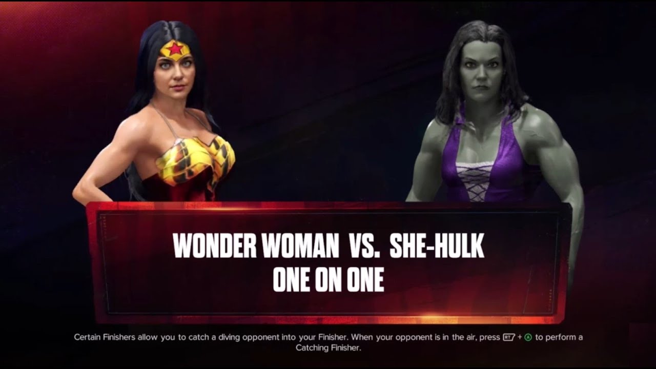 She-Hulk Vs Wonder Woman: Re-Match in WWE 2K24!! - YouTube