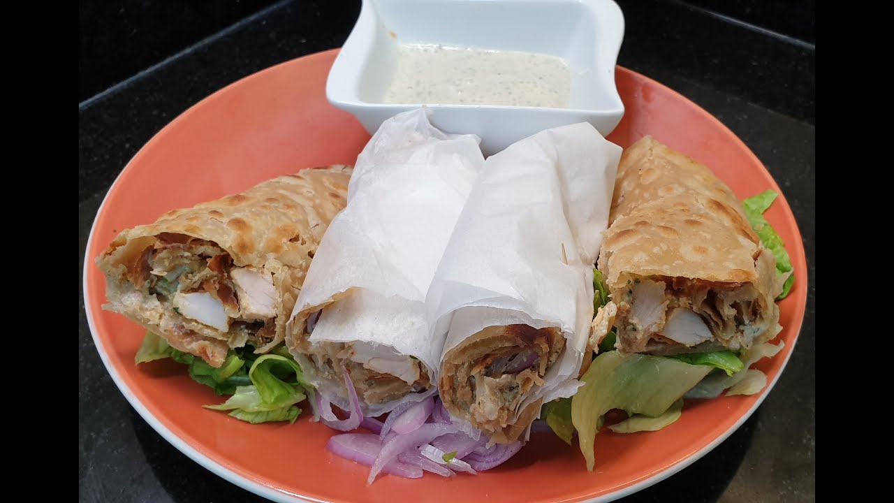 Chicken Malai Boti Roll | How to make Malai Boti Roll | BY ARMS Kitchen ...