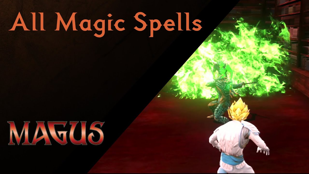 Magus [PS3] - All Magic Spells - YouTube