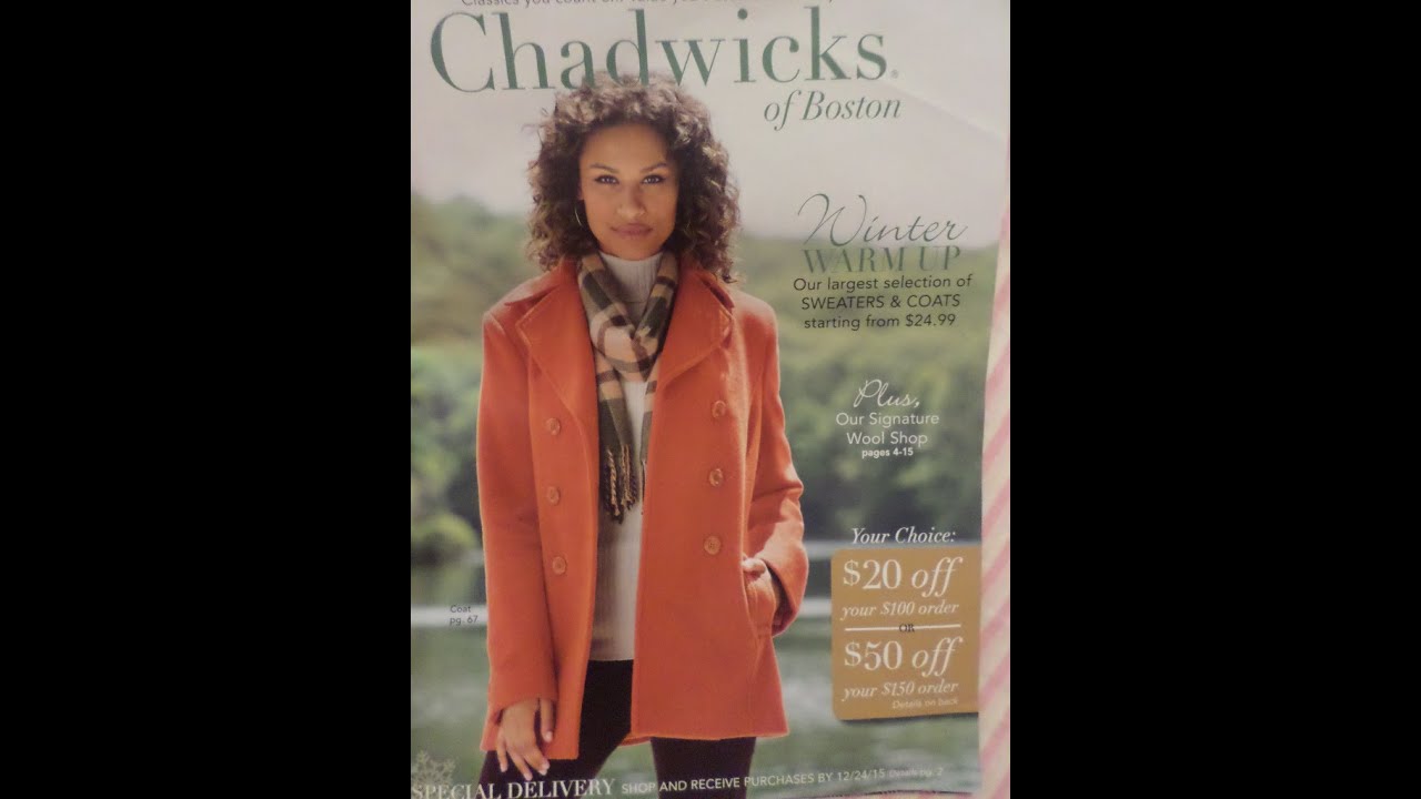 CHADWICKS OF BOSTON WINTER - YouTube