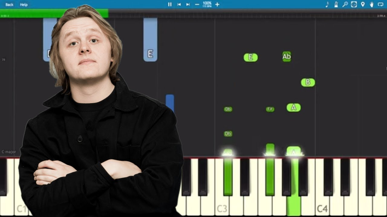 Lewis Capaldi - One - Piano Tutorial - YouTube