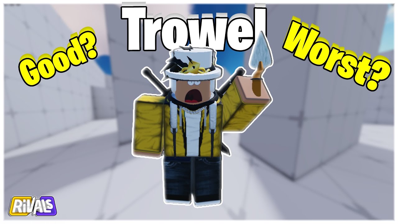 The Trowel In Roblox RIVALS (Good?).. - YouTube