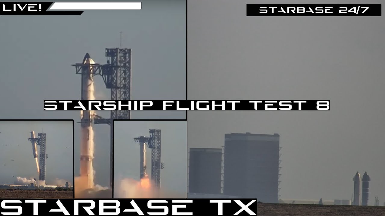 LIVE! Starbase 24/7 | Booster 15 - Ship 34 Rollout - YouTube