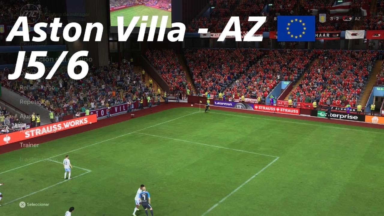 ⚽ Aston Villa - AZ J5/6 🇪🇺 Conference - YouTube