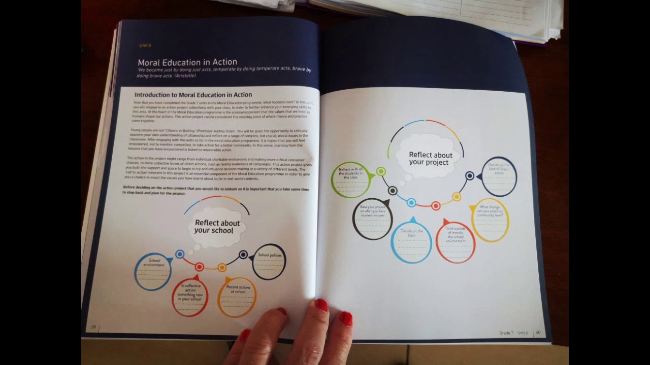 Moral Education in Action Projects - YouTube