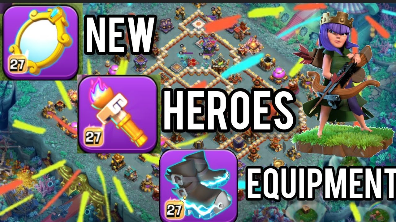 New Update coming on coc Brand New Three Epic Equipments are avalable # ...