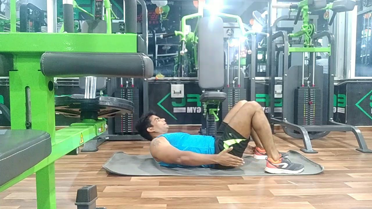 Supine Heel Touch - Core Exercise - YouTube