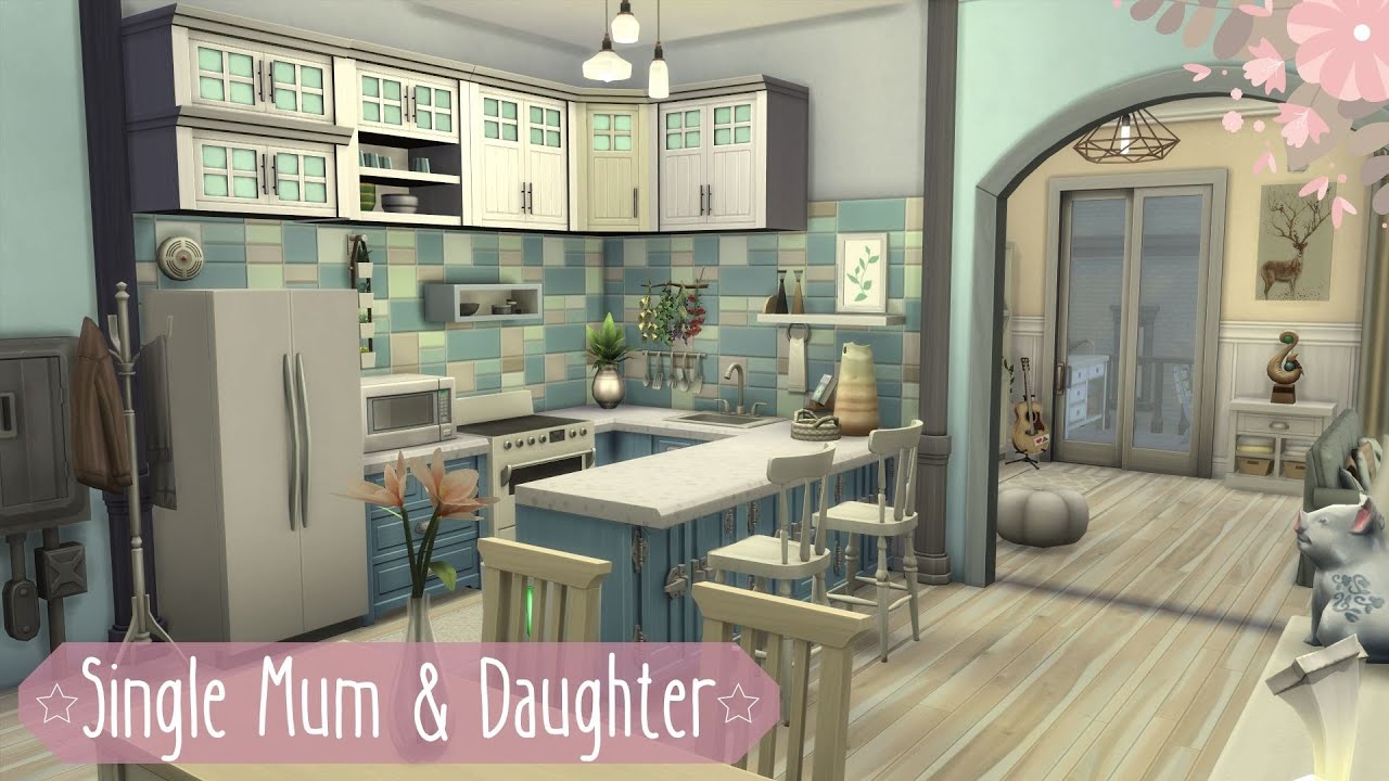 Single Mum & Daughter || Speed Build || The Sims 4 - YouTube