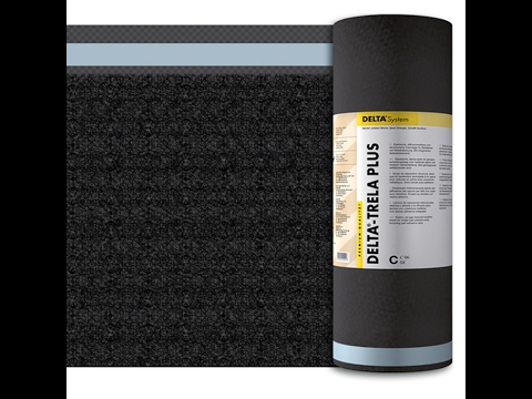 DELTA TRELA | Объемная диффузионная мембрана DELTA TRELA - YouTube