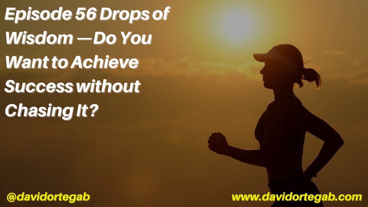 Episode 56 Drops of Wisdom —Do You Want to Achieve Success without ...