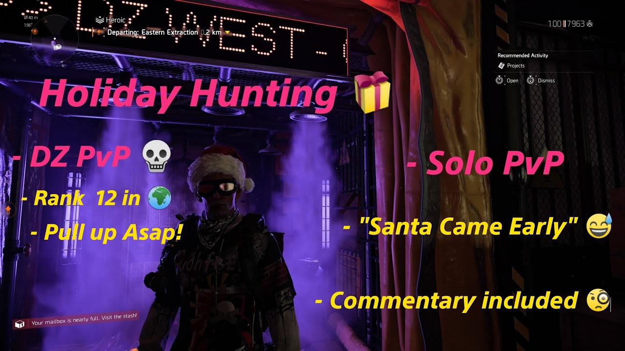 Tom Clancy's The Division 2 Holiday Hunting Solo PvP - YouTube