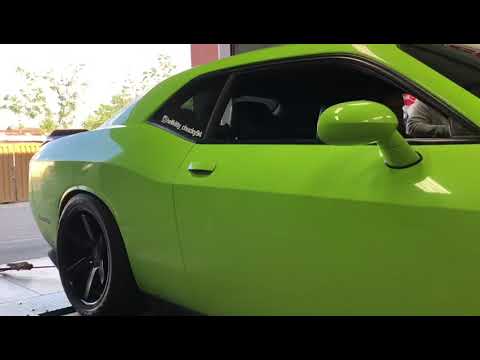 Hellcat chucky dyno pulls Pinkytuned - YouTube
