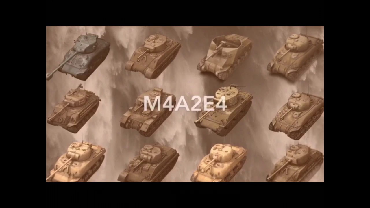Every M4 Sherman Variant In WOT B - YouTube