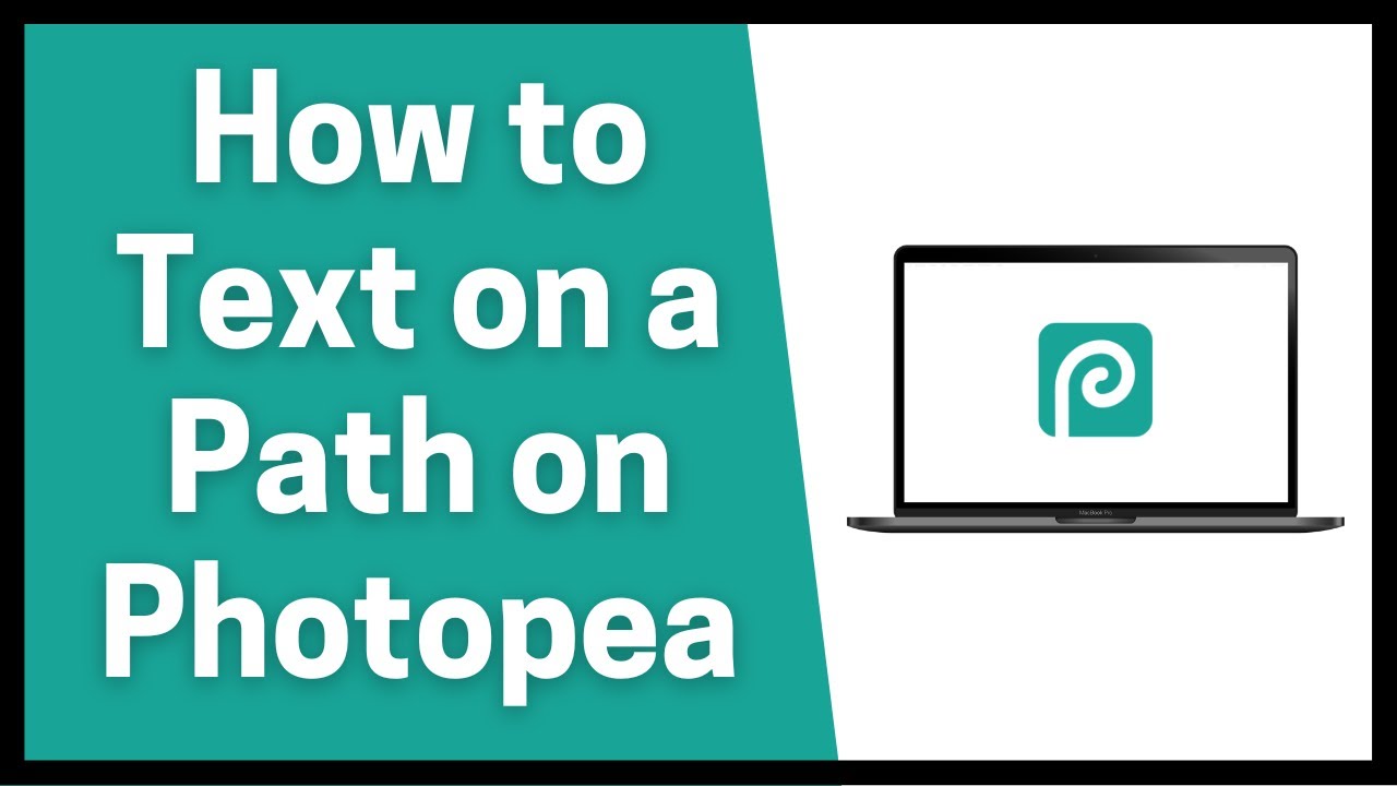 How to Text on a Path on Photopea.com - YouTube