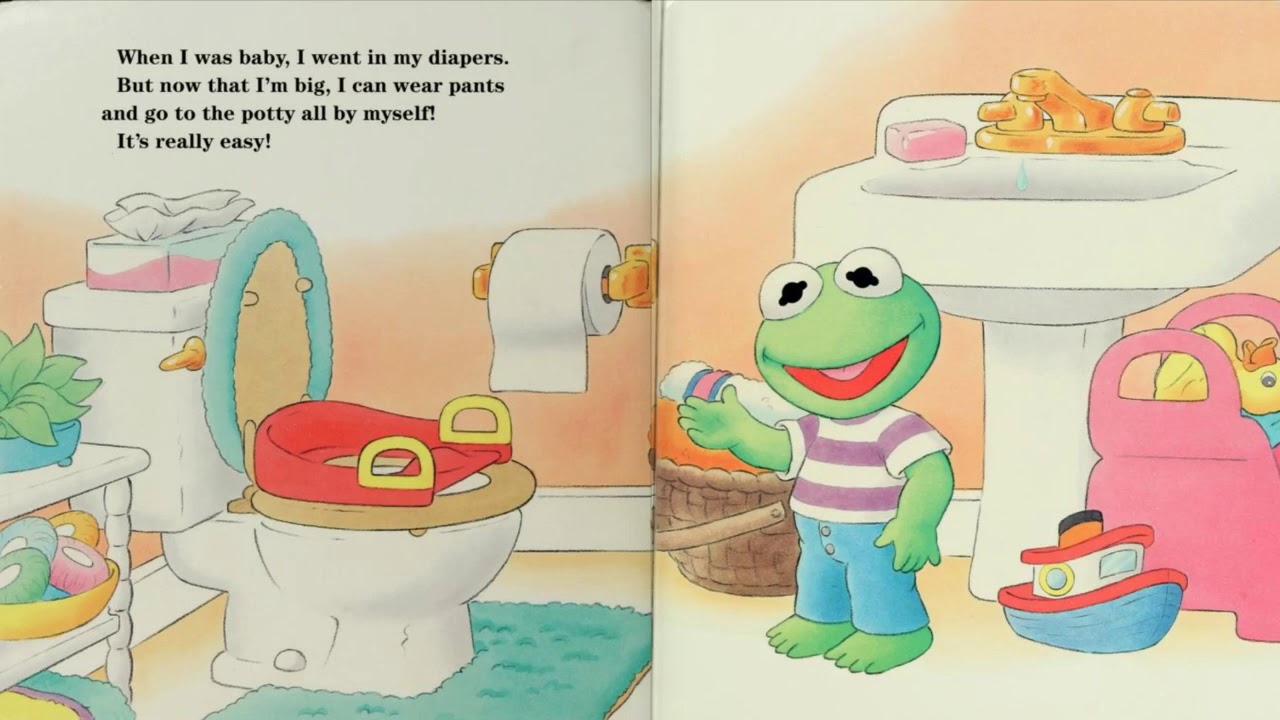 Muppet Babies "I can go Potty" read aloud, read along storybook - YouTube