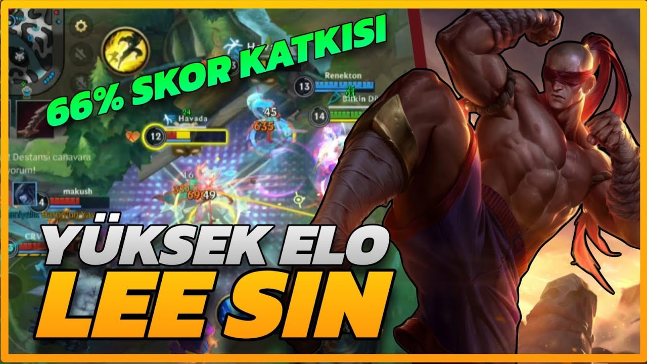 CHALLANGER ELO'DA BUFF'LI LEE SİN OYNUYORUZ!!!!! SONUNDA İYİ BOT LANE ...