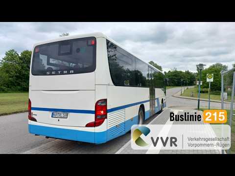 VVR | Mitfahrt Bus 215: Semlow–Bad Sülze | Setra S 412 UL