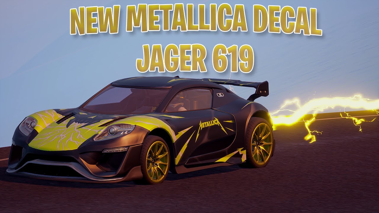 New Jager 619 Metallica Decal | Fortnite - YouTube