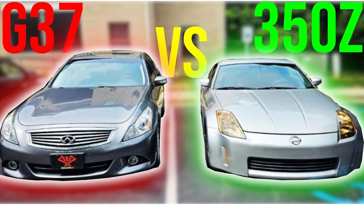 G37 vs 350z 10 Year Comparison ft. @JTread2003 - YouTube