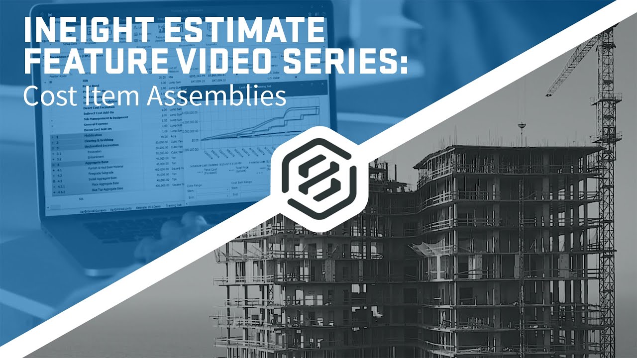 InEight Estimate: Cost Item Assemblies - YouTube