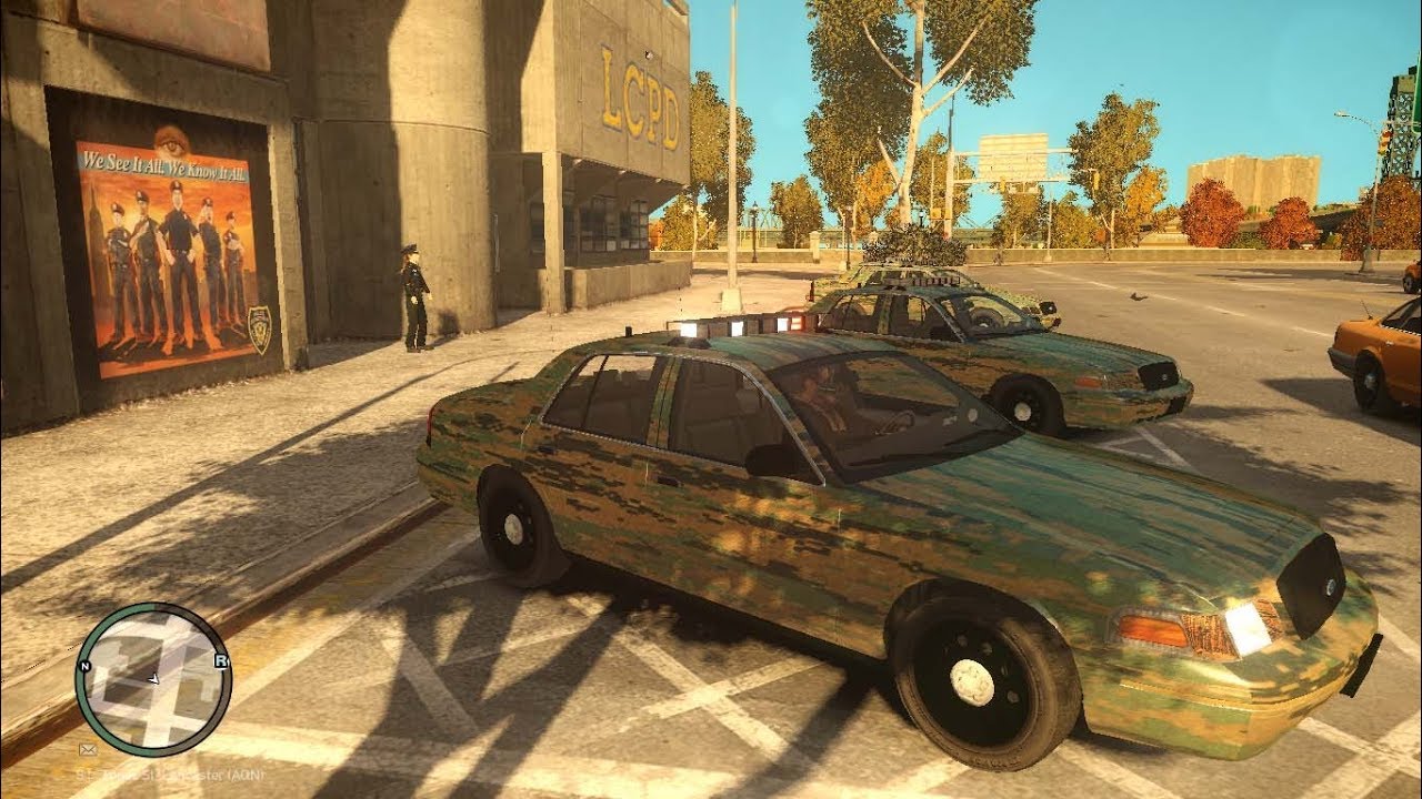 GTA İV - CVPI Camuflage + Template - YouTube