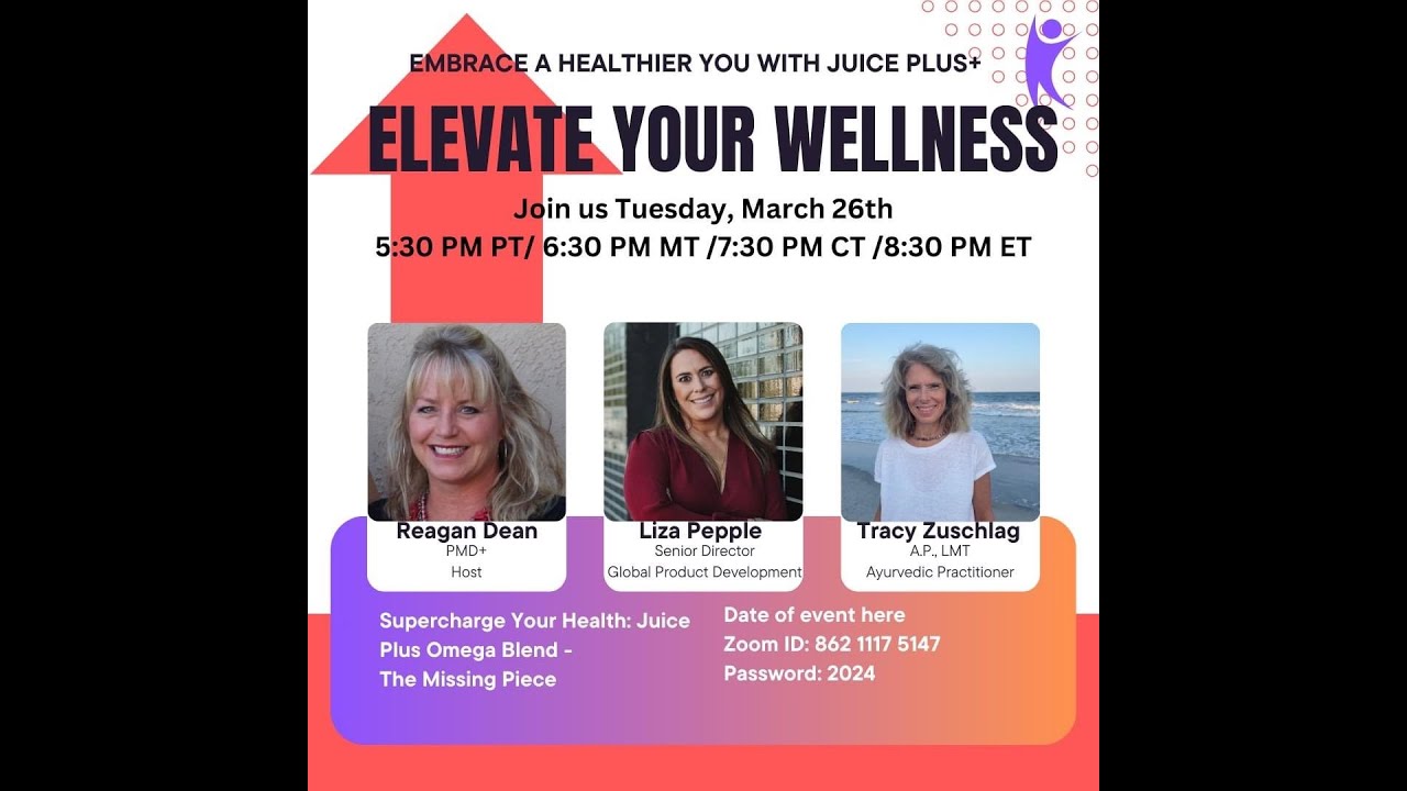 Super Charge Your Health: The Juice Plus Omega, the Missing Piece with Liza Pepple - YouTube