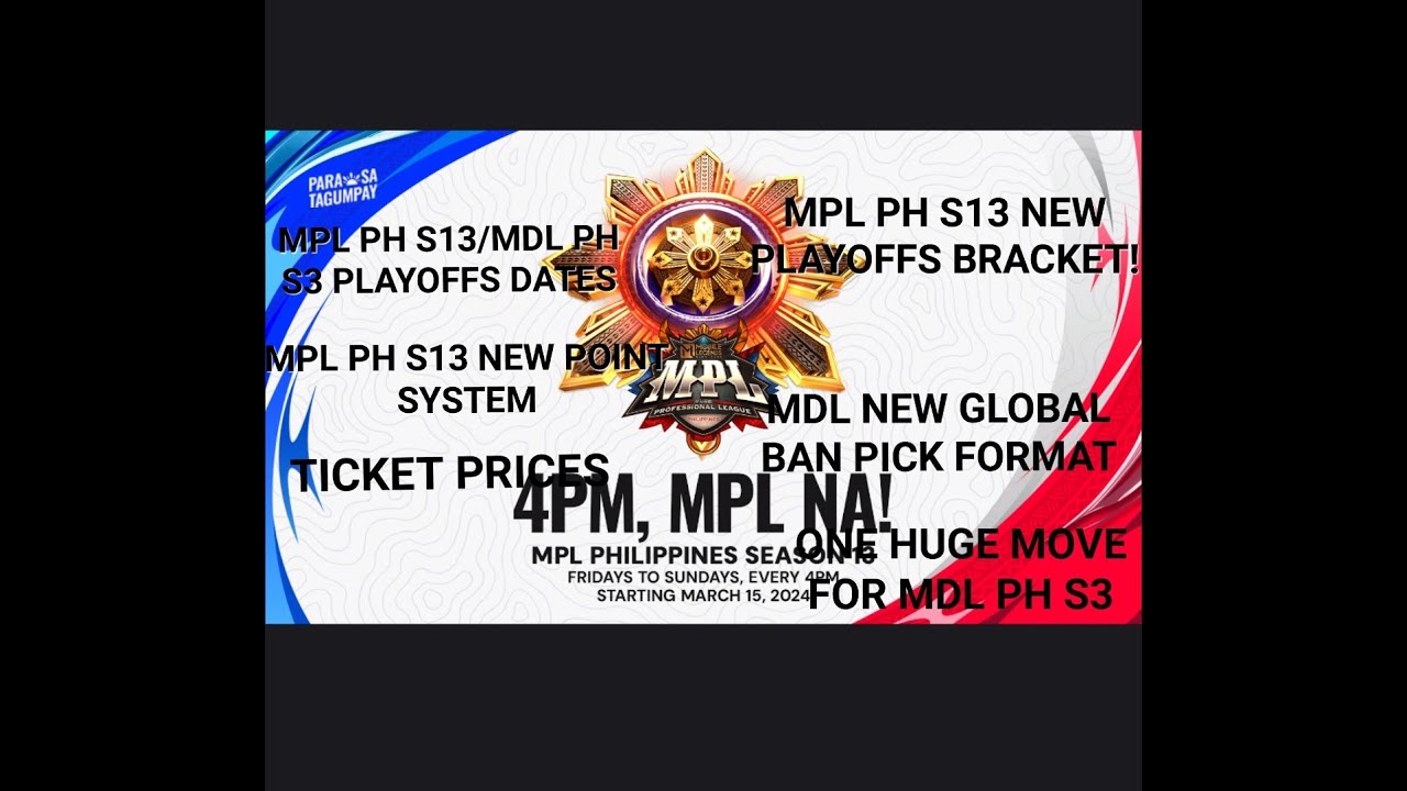 MPL Philippines S13, MDL PH S3 Mediacon - MARAMING BAGO! - YouTube