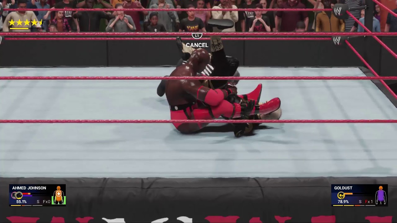 Ahmed Johnson vs. Goldust (IC Title'90) - YouTube