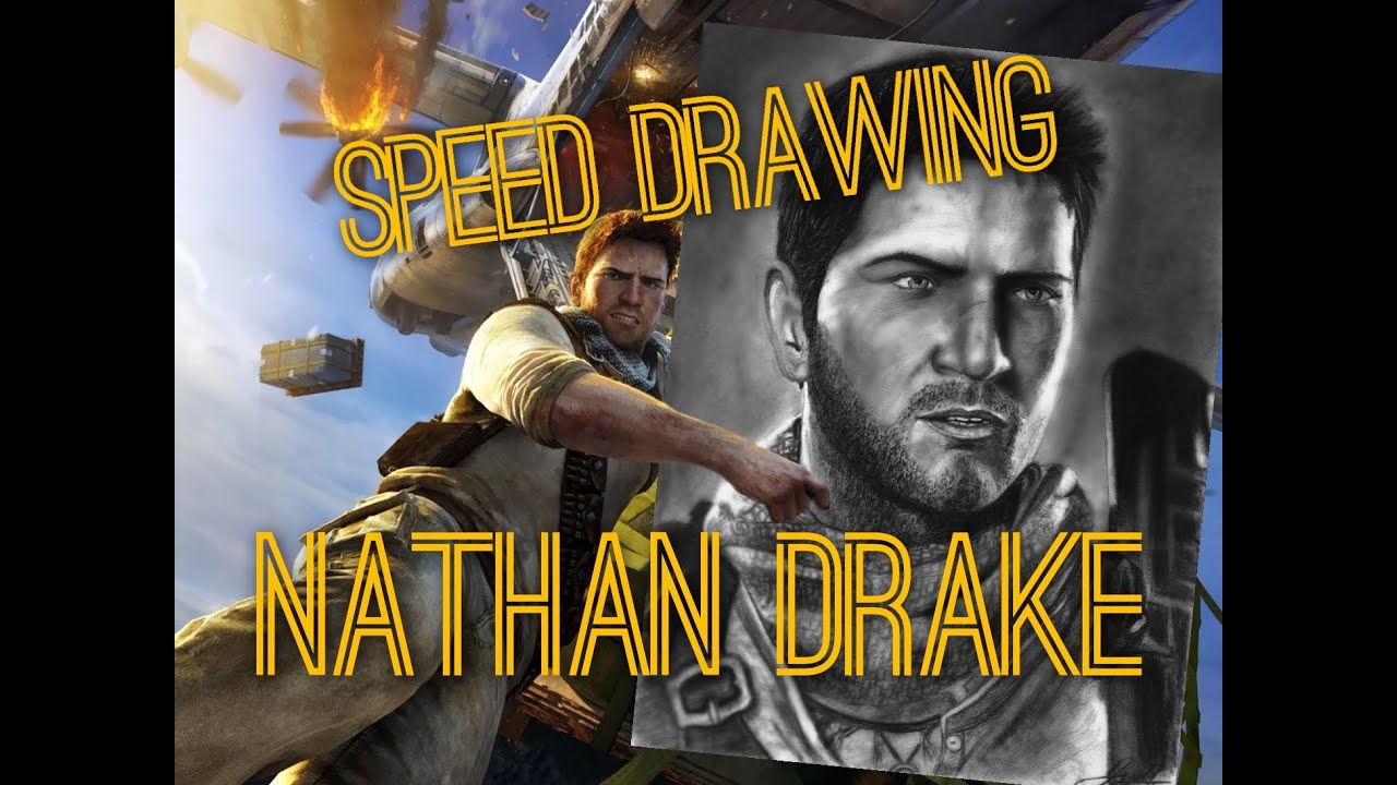 Josh Speed Drawing Nathan Drake - YouTube