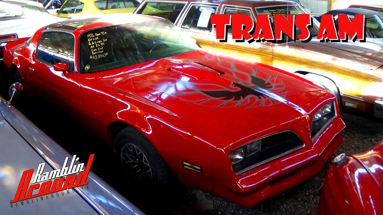1977 Pontiac Trans Am 400 V8 at Country Classic Cars - YouTube