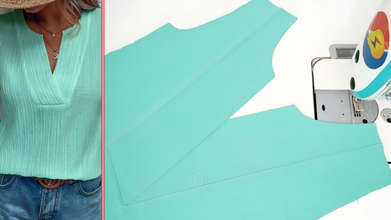 Amazing to cutting and stitching blouse neck design tips and tricks || Basic sewing techniques ...