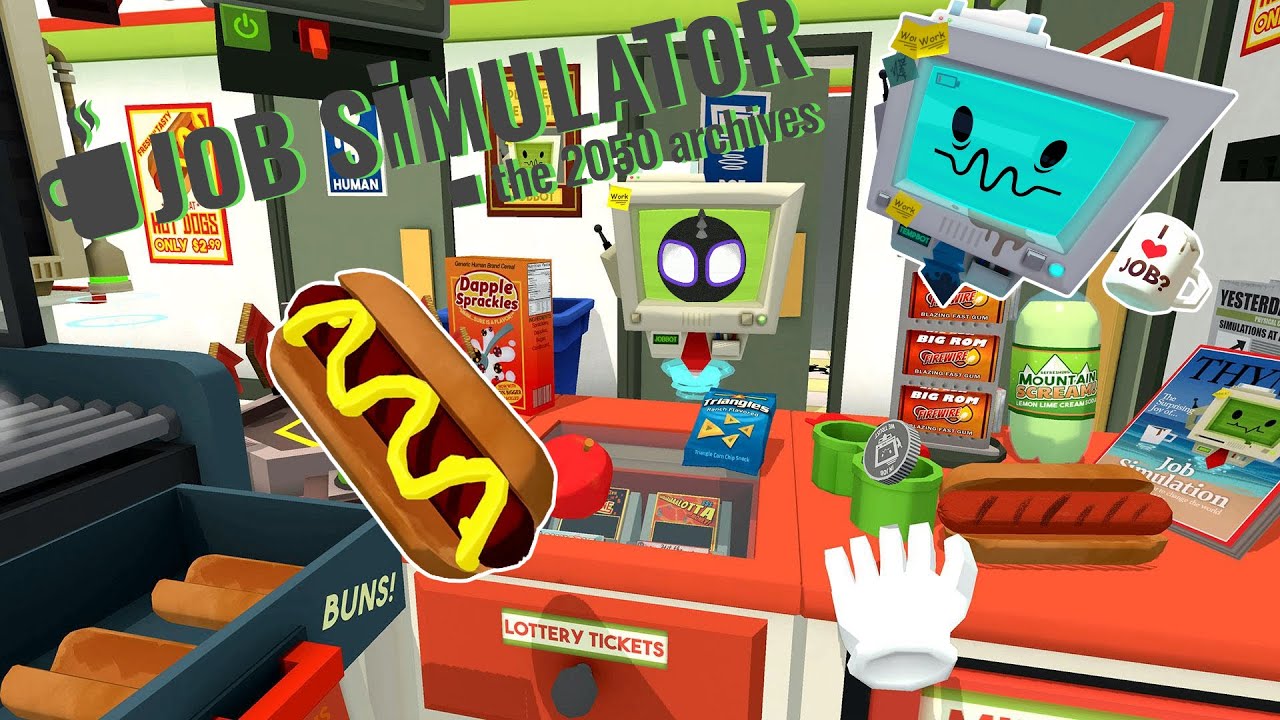 I am one of the WORST store clerks... | Job Simulator #1 - YouTube