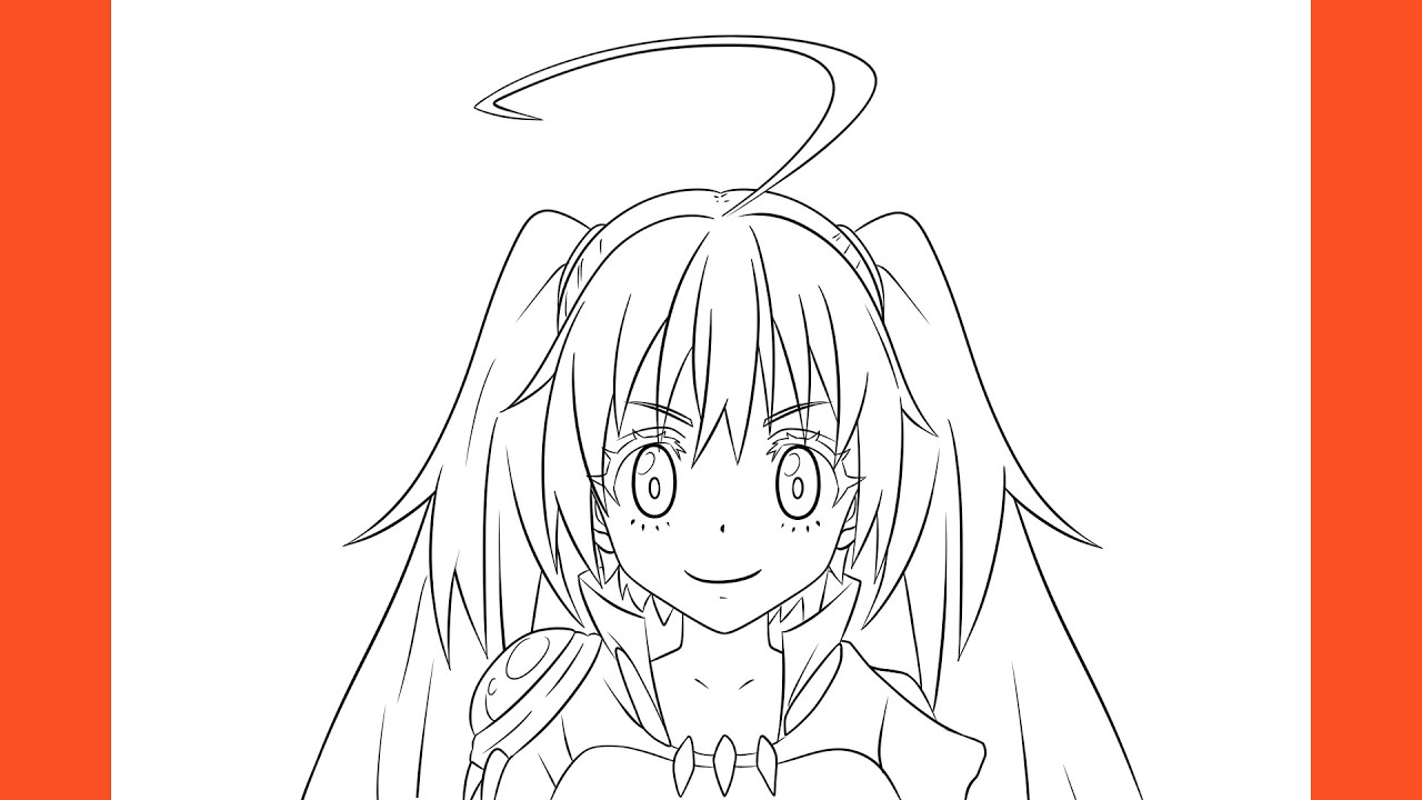 How To Draw Milim Nava (That Time I Got Reincarnated as a Slime) - YouTube