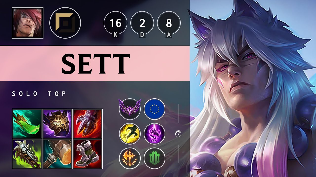 Sett Top vs Volibear: Legendary - EUW Master Patch 14.24 - YouTube