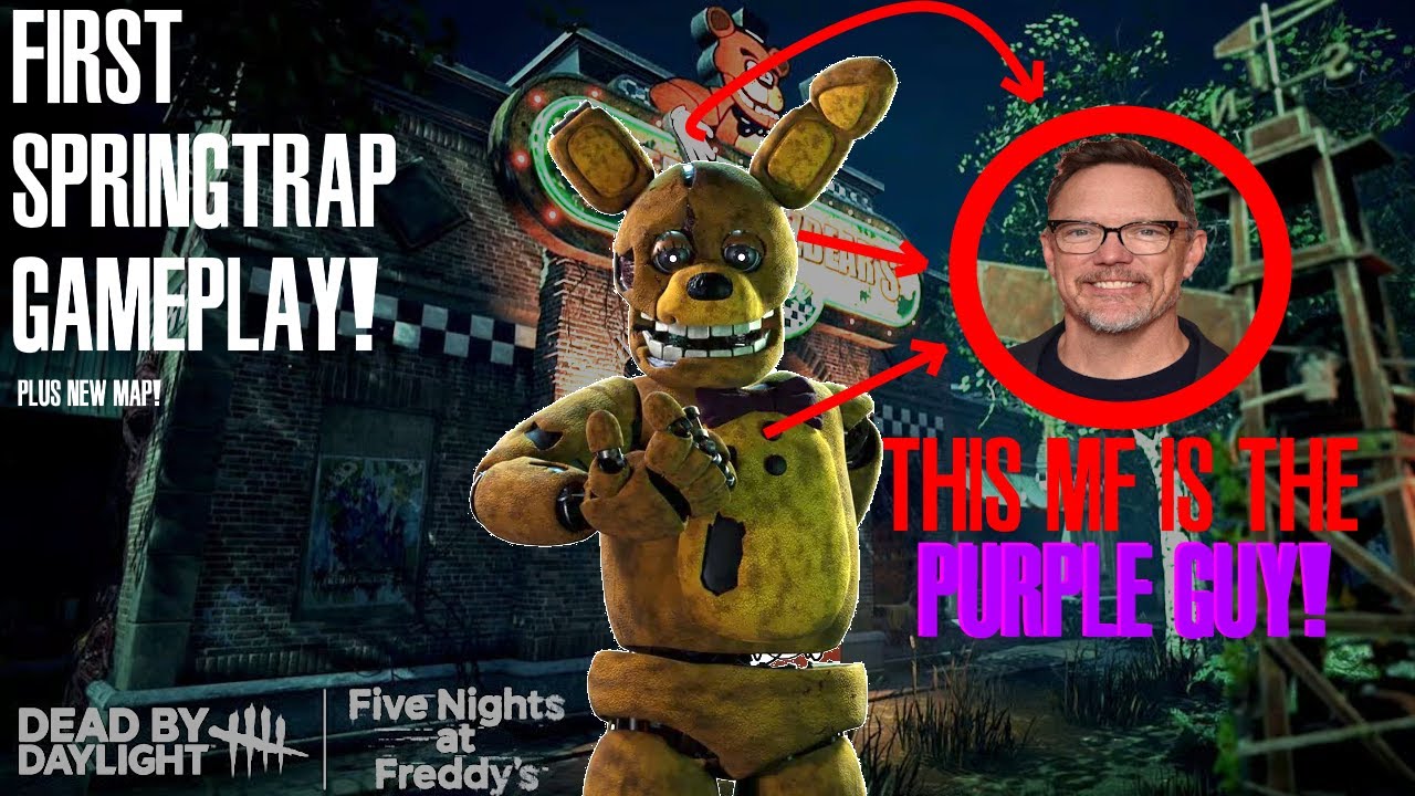 playing fnaf 3 in queue for Springtrap DBD PTB - YouTube