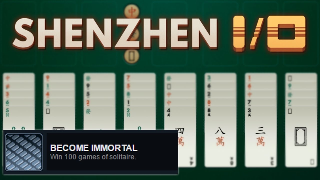 Solitaire - Become Immortal Achievement | Shenzhen I/O - YouTube