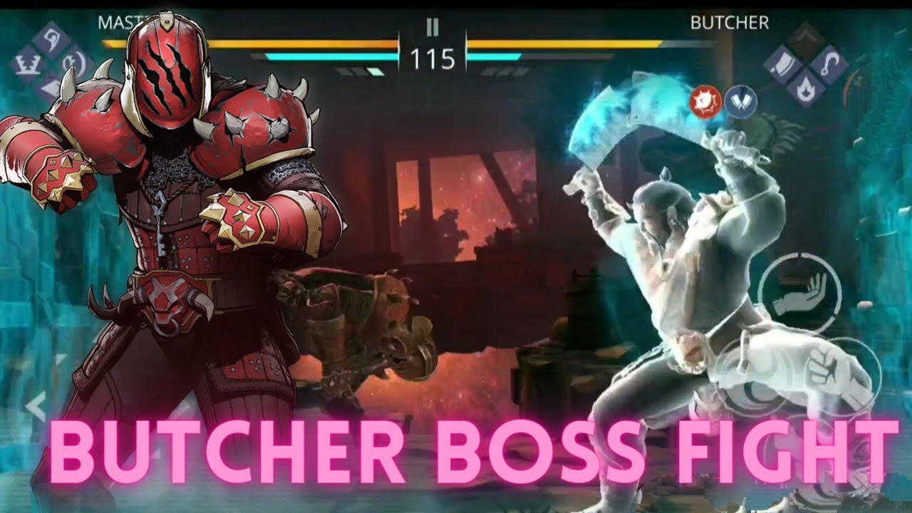 Shadow Fight 3 Butcher Boss Fight - Free Butcher Set In SF3 Event - YouTube