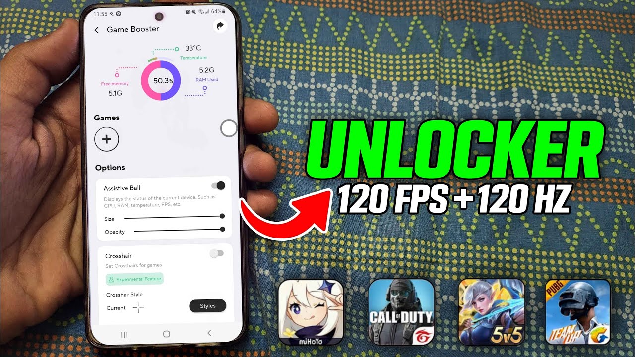 Unlock 120 FPS + 120Hz on Android – No Root! 🚀 Max FPS, Zero Lag! 100% Working! - YouTube