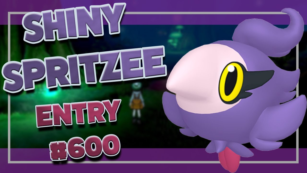 Shiny Spritzee via Shield RE! Shiny Living Dex #600! - YouTube