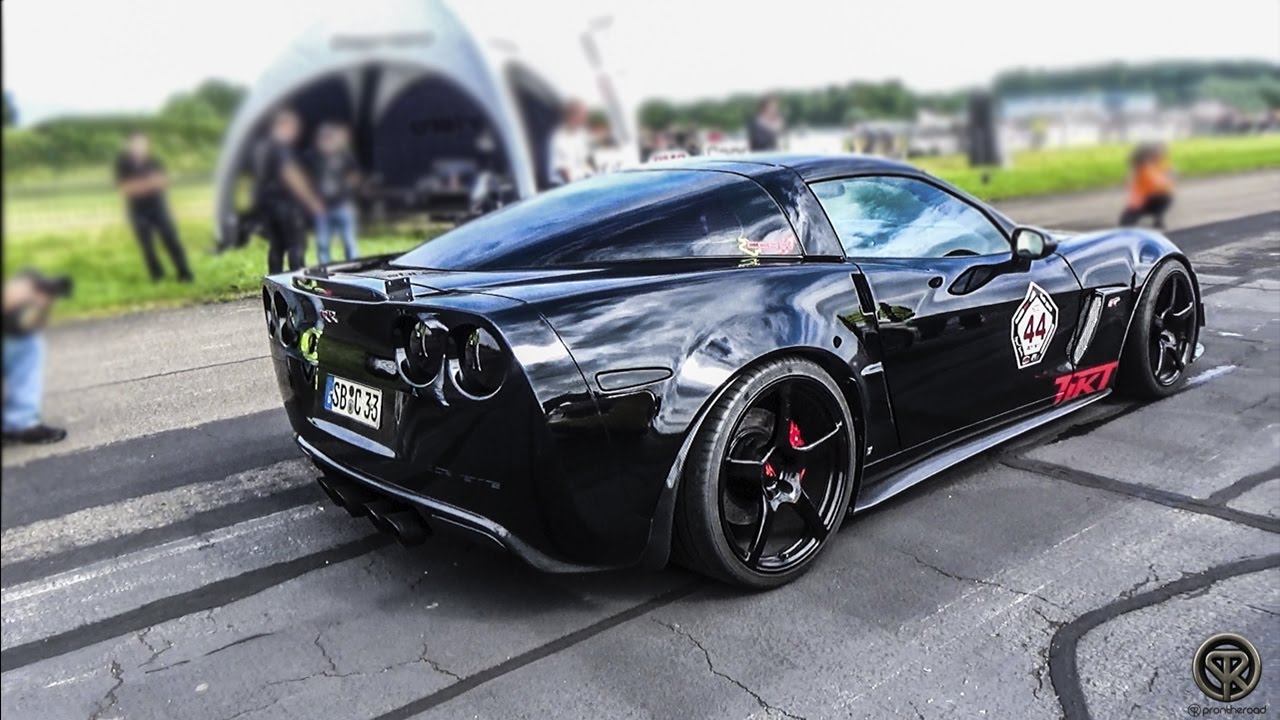 CRAZY CORVETTE C6 Z06 ACCELERATING ON THE DRAG STRIP! - YouTube