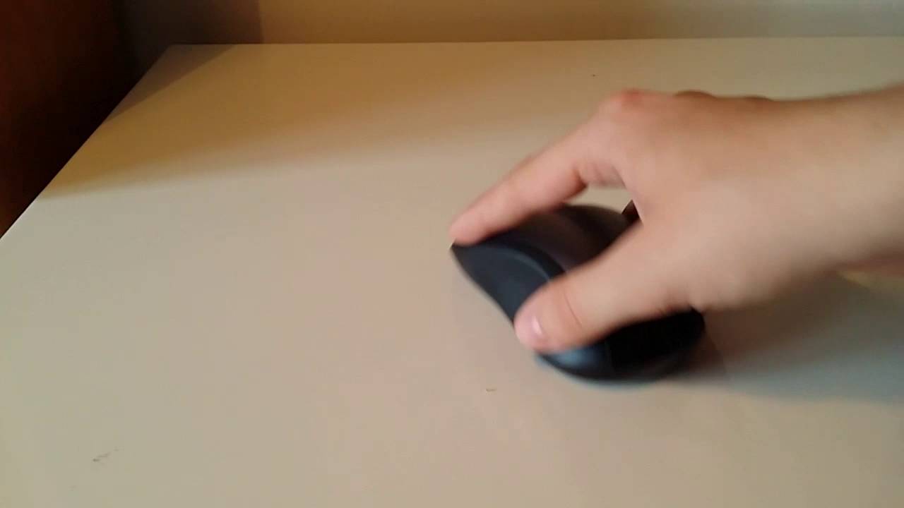 Pulling A Computer Mouse - YouTube