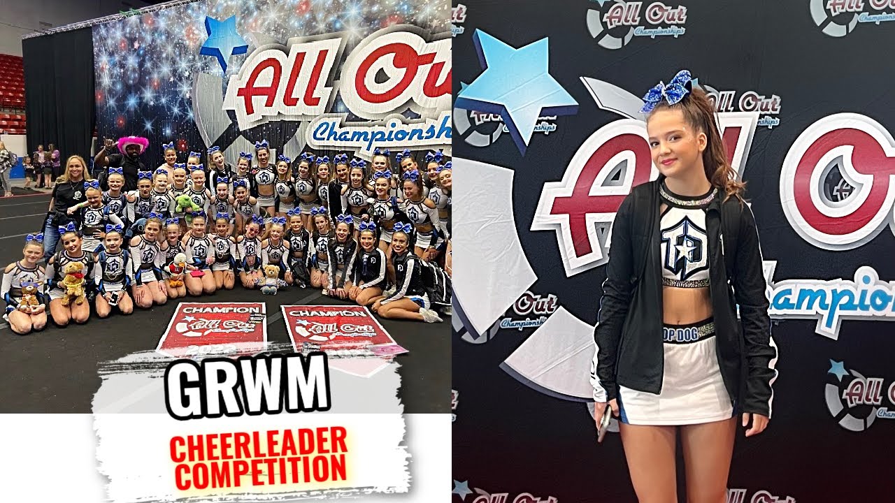GRWM FOR MY FIRST CHEER COMPETITION | EMILY G - YouTube