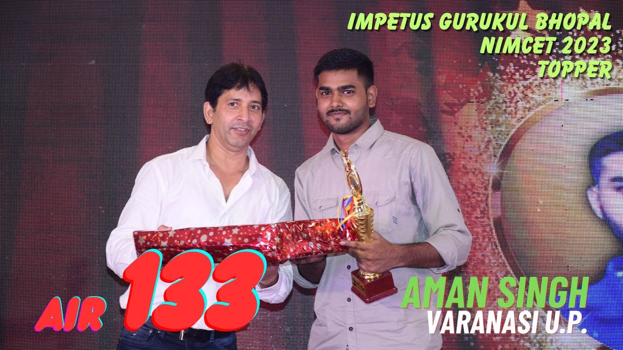 NIMCET 2023 Topper Aman Singh AIR - 133th | Meet NIMCET 2023 Topper of ...