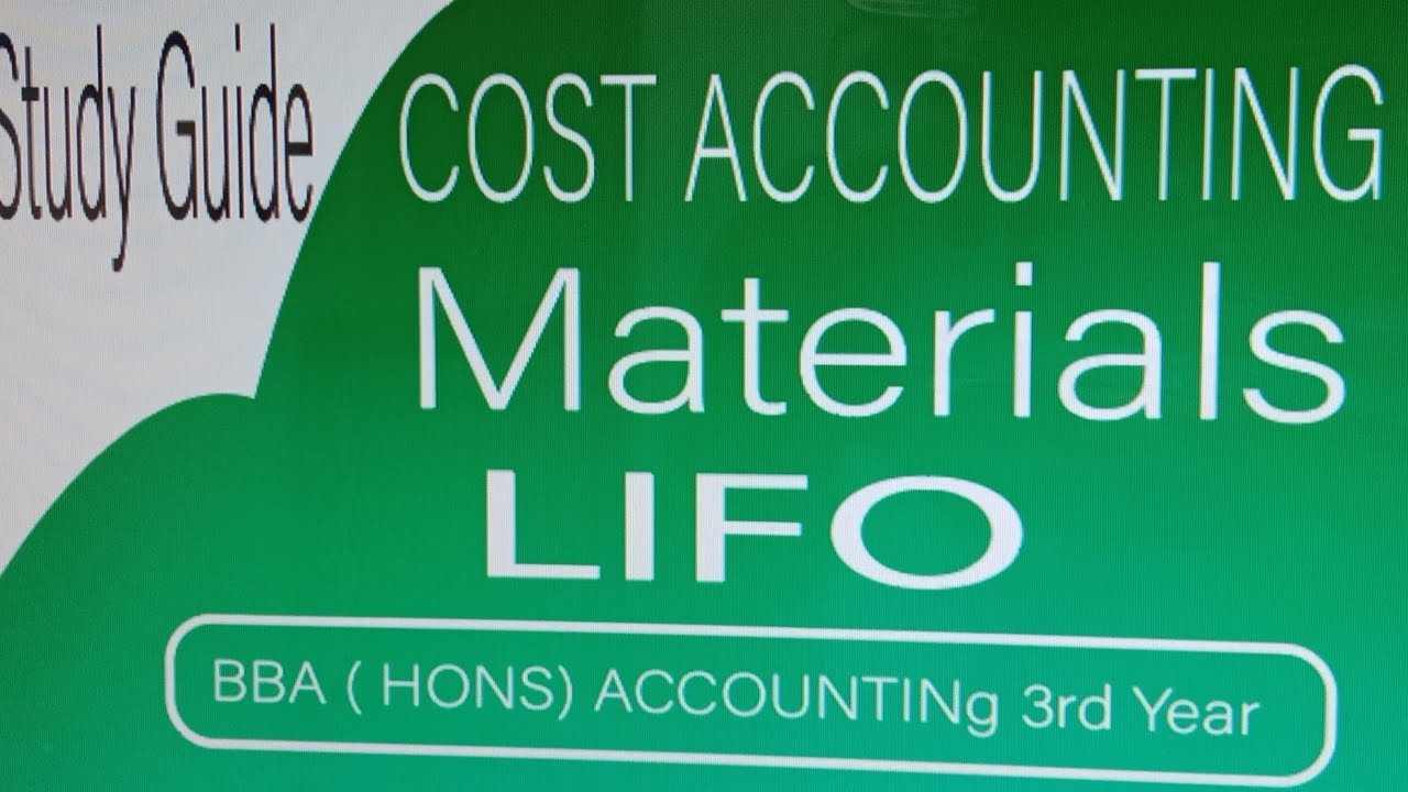 Materials এর LIFO Method Bangali vlog - YouTube