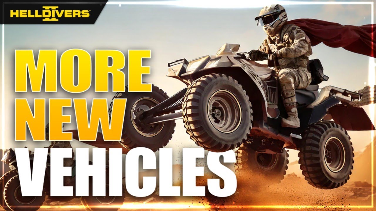 Helldivers 2 New APC & Tank Vehicle Gameplay Update - YouTube