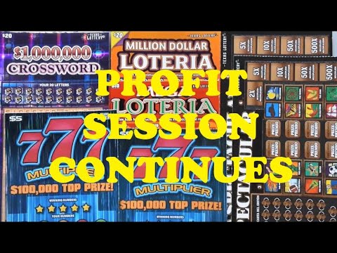 BIG WINNER CONTINUES🍀🍀🍀MIX LOTERIA, CROSSWORD, 777 MULTIPLIER - Texas ...